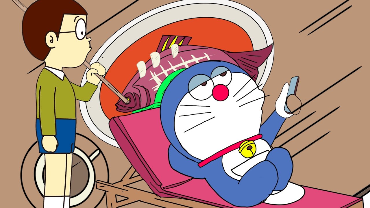Doraemon bahasa Indonesia Nobita mancing ikan #parody #doraemon # ...