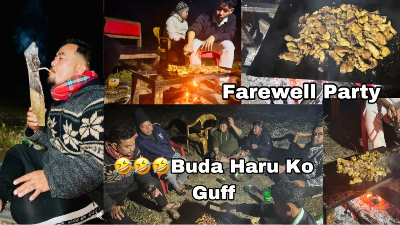 Farewall Party Together With Homies || Pork BBQ 🍖😱😱 - YouTube