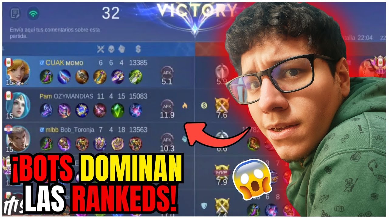 🔥¡LOS BOTS juegan como PROFESIONALES! 🤯 Ganamos con 5 BOTS y fue ÉPICO | 🎮MOBILE LEGENDS ...