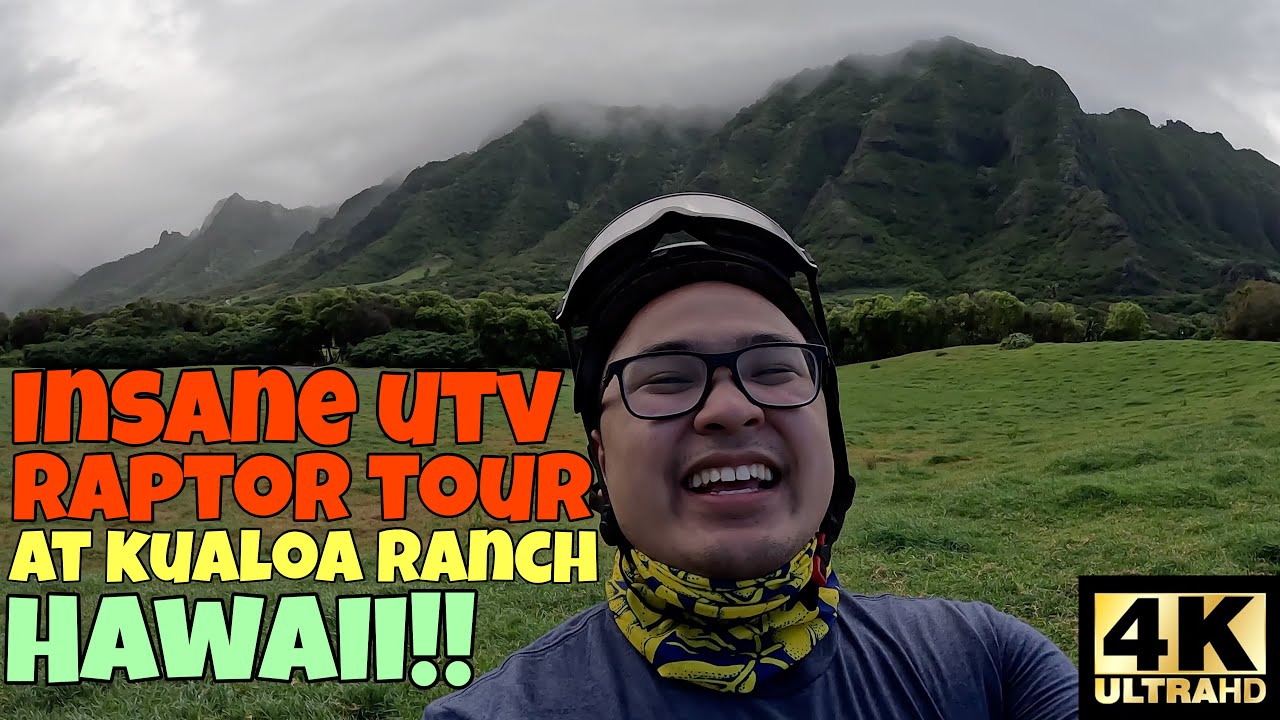 HAWAII MUST DO'S!! INSANE UTV RAPTOR TOUR AT KUALOA RANCH!! [4K] - YouTube