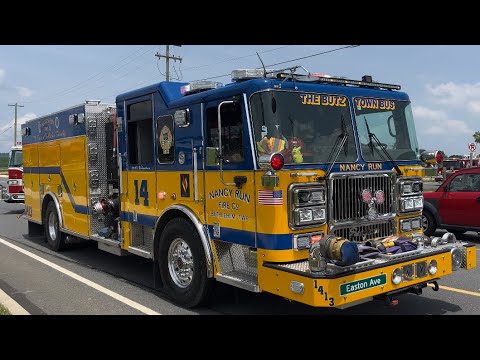 Nancy Run Fire Company Rescue Engine 1413 07/08/2023 - YouTube