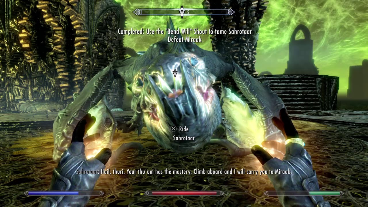 Dragonborn DLC Boss Miraak - YouTube