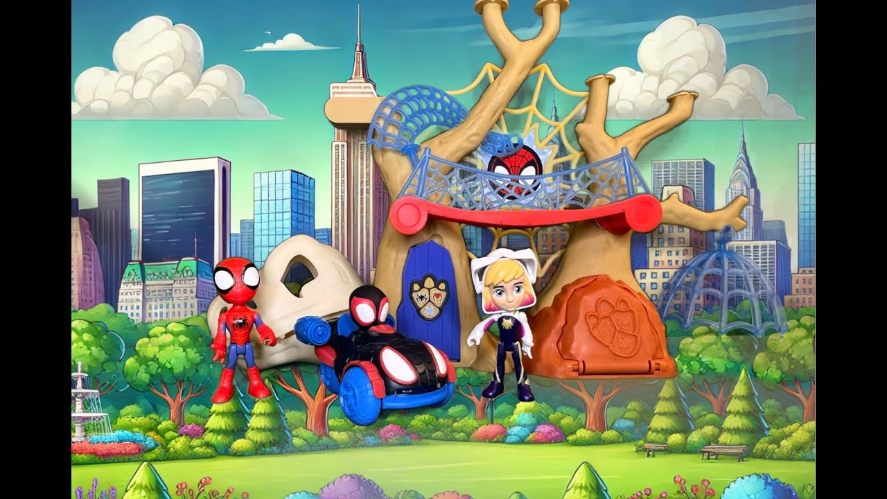 Spiderman 🕷️ Spidey,Spidey Fantasma,Espín y la Patrulla Canina juntas 🚗 ...