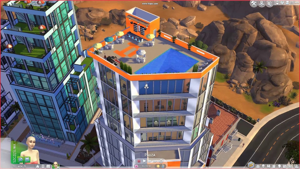 (The Sims 4) L.S.Plaza Hotel in skyscraper. - YouTube