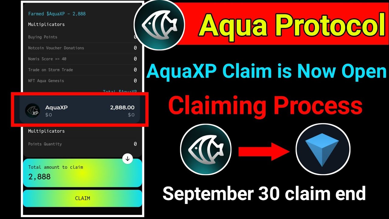 Aqua protocol claim today | How to claim aqua protocol token | Aqua ...