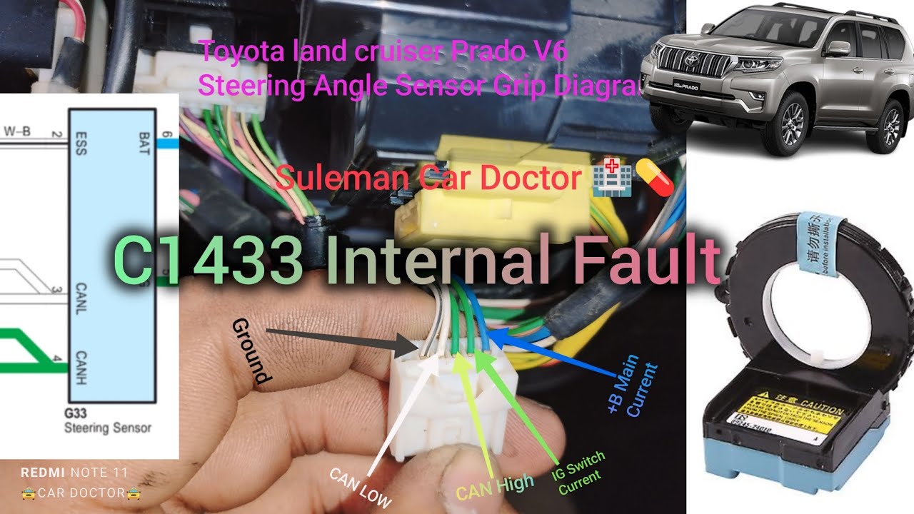 Fix Toyota Land Cruiser Angel Sensor Internal Circuit Fault & C1433 ...