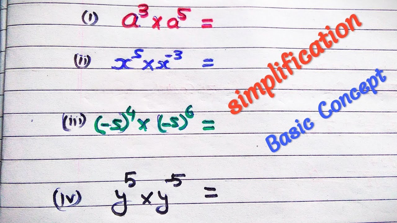 Simplification ||#simplification ||Basic Concept||Bodmas Rule||#imperial math classes - YouTube