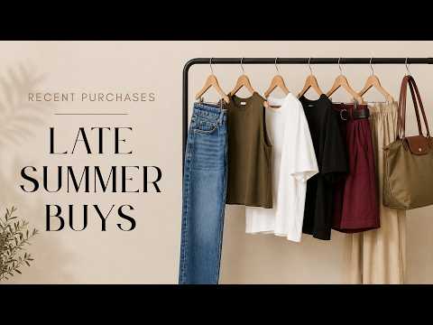 My Late Summer Purchases | Fashion Finds I'm Loving