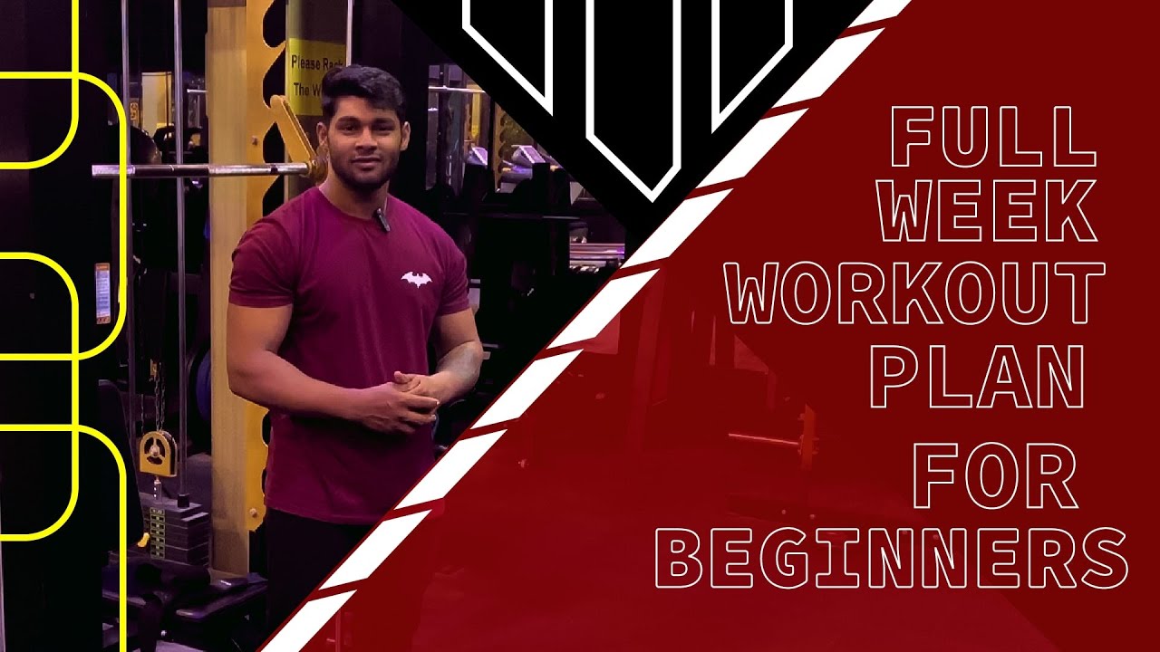 FULL WEEK WORKOUT PLAN FOR BEGINNERS - YouTube