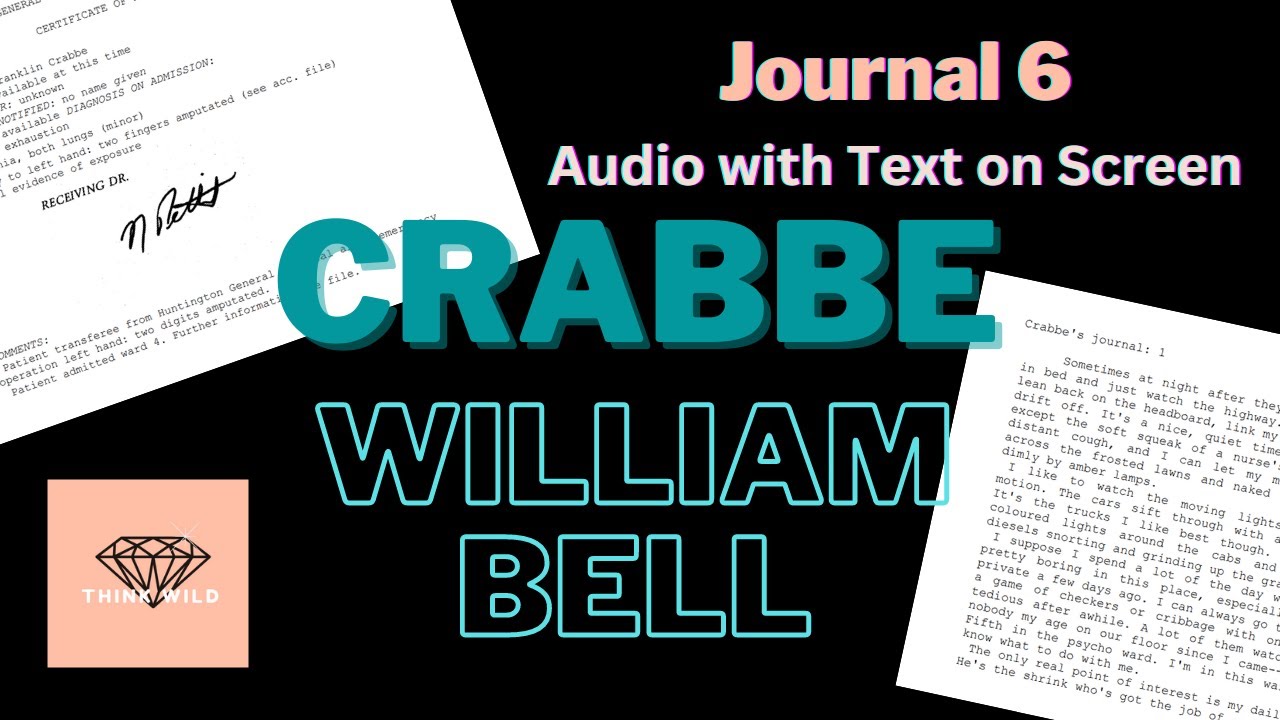 Crabbe by William Bell Journal 6 Chapter 6 Audio with Text - YouTube