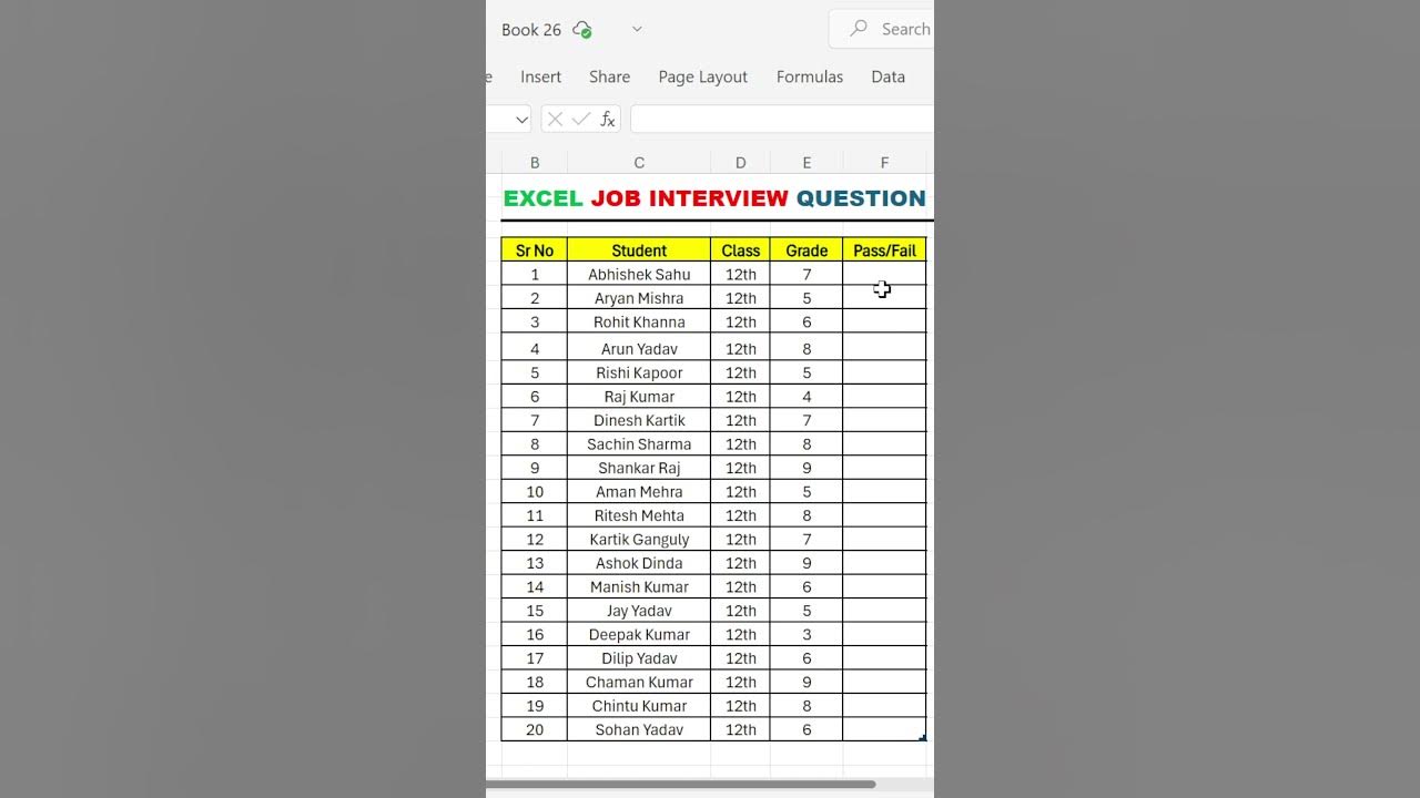 Excel Tips: Crack any Excel Job Interview with this Top Question! #exceltips #exceltutorial # ...