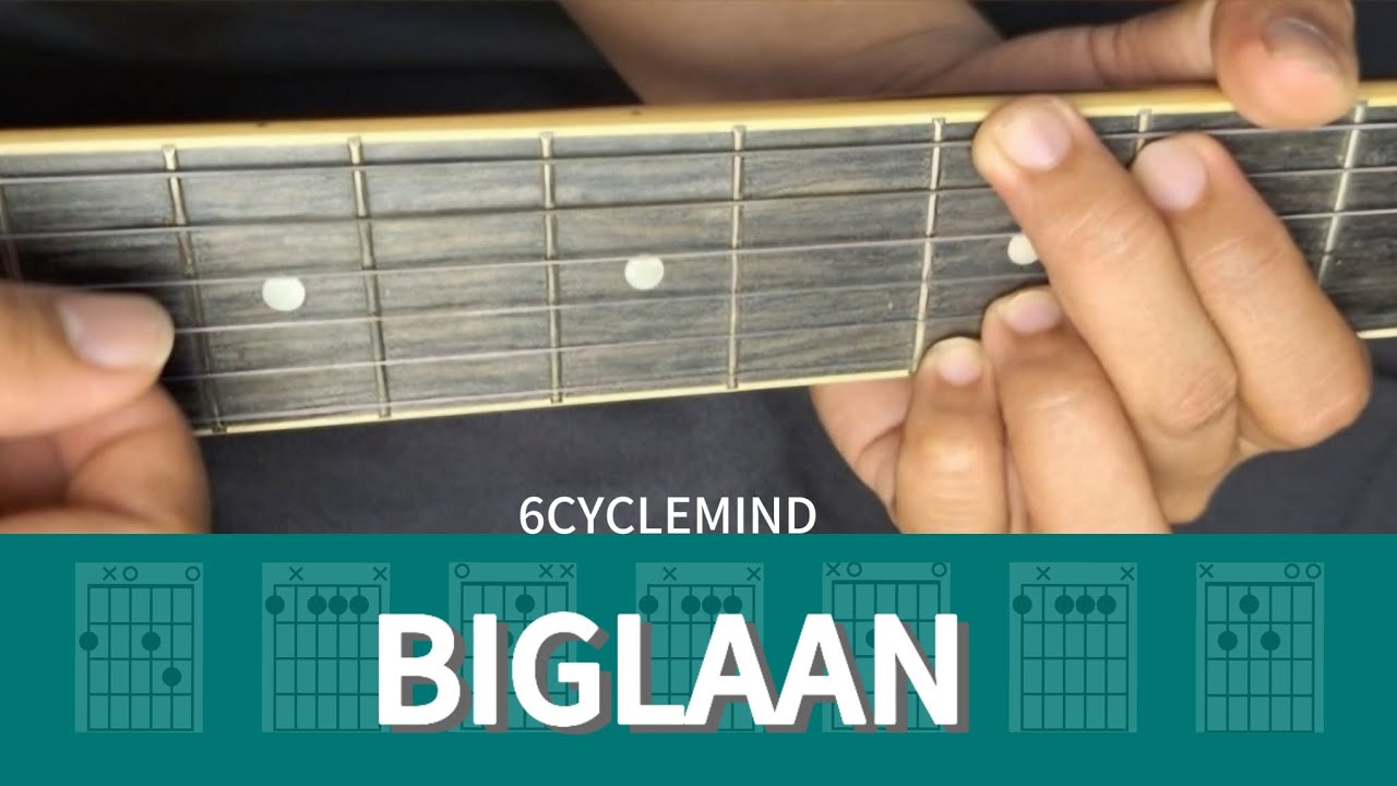 Biglaan | SIMPLE CHORDS Guitar Tutorial | 6Cyclemind - YouTube
