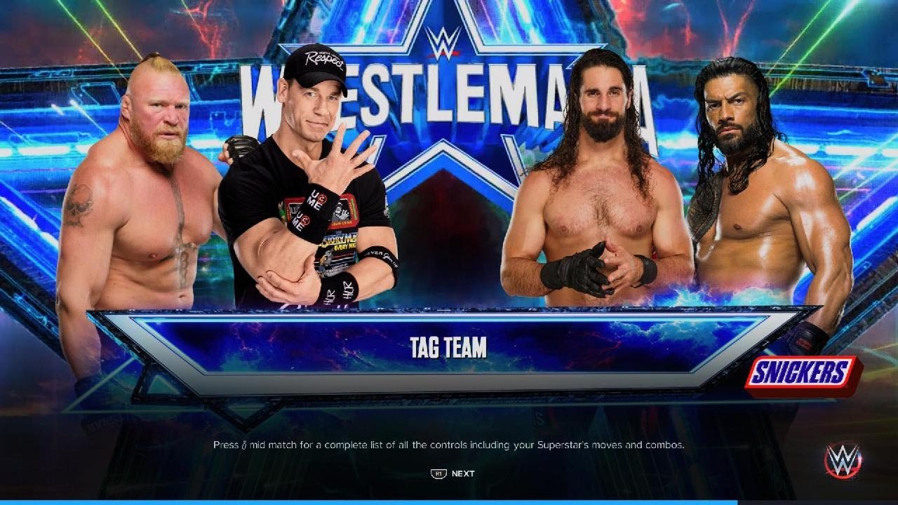 WWE 2K23 TAG TEAM MATCH - YouTube