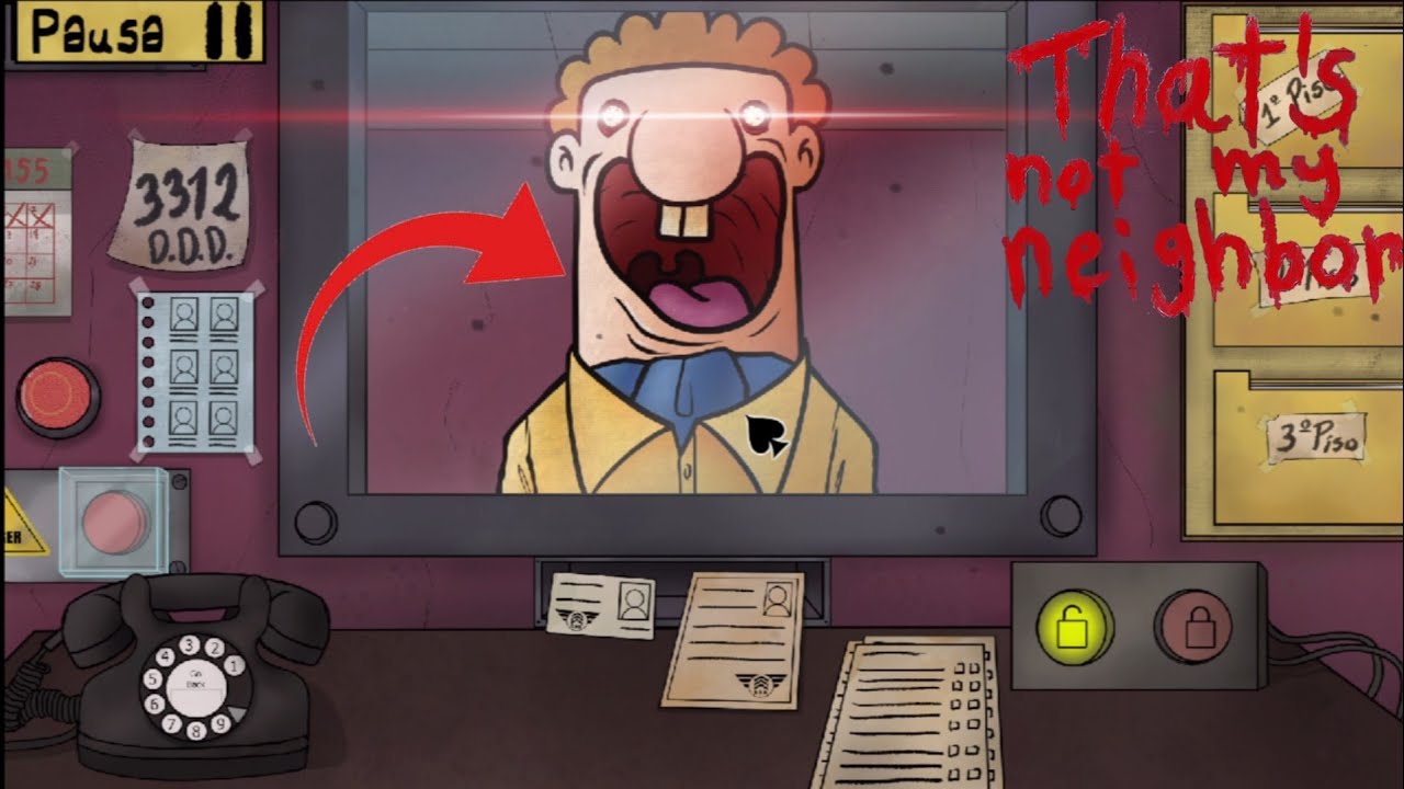 ¿VECINO O DOPPELGANGER?🤔/ Thats not my nieghbor Gameplay Horror game ...