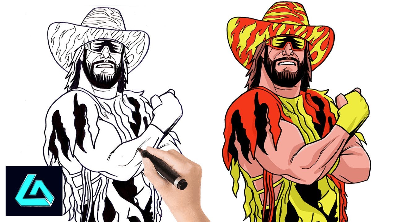 Macho Man Drawing