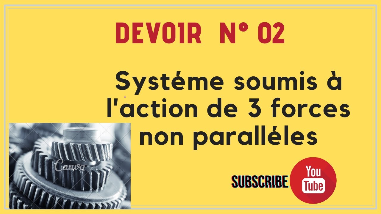 Devoir corrigé 02 : Statique graphique - YouTube