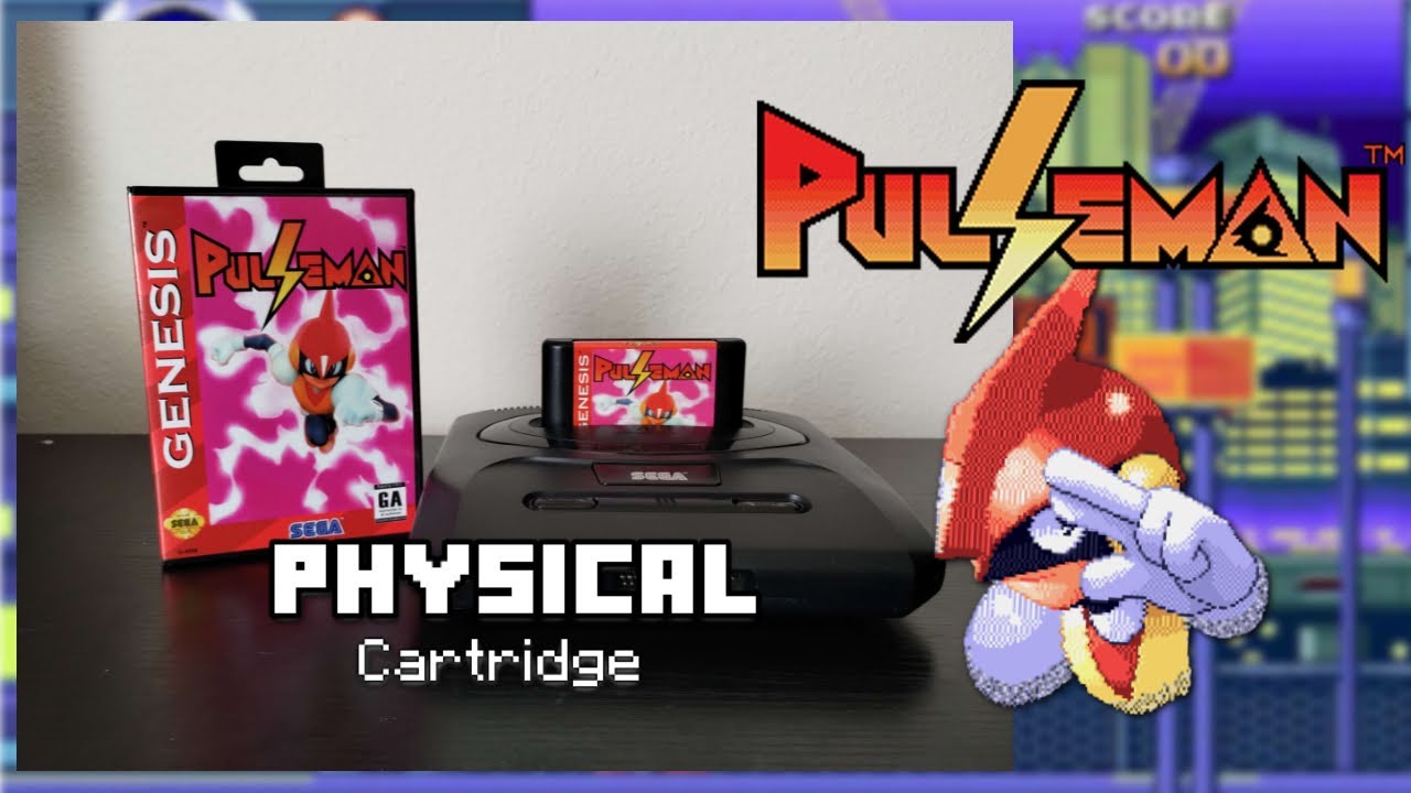 Pulseman Physical Cartridge Review - Underrated Sega Genesis Platformer ...