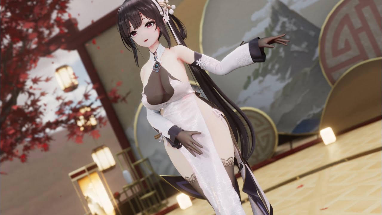 【碧蓝航线 绅士MMD】镇海 - 極楽浄土 - YouTube