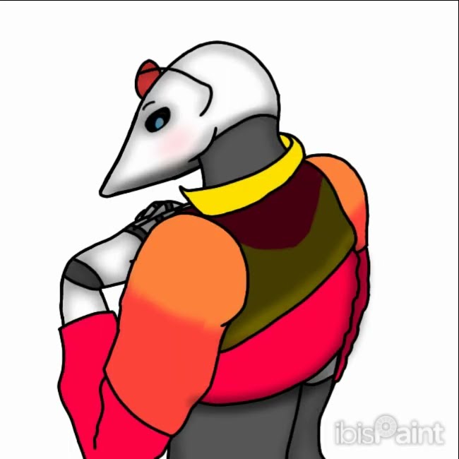 My OC as a SCP wearing my version of a humanoid Euclid class anomaly ...