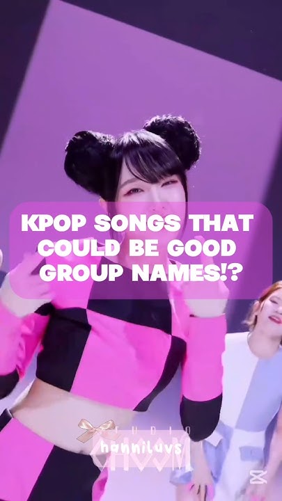 kpop songs that could be good group names #aesthetic #kpop #capcut #kpopedit #aespa - YouTube