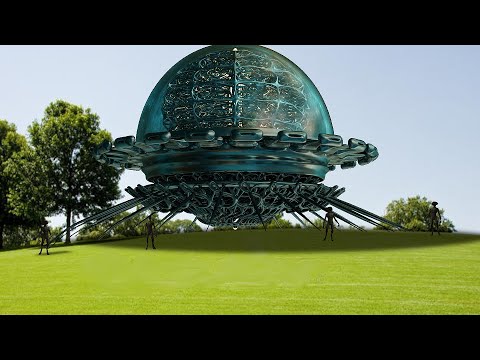 REAL ALIEN LANDS ON THE PARK!!! 2023 - YouTube