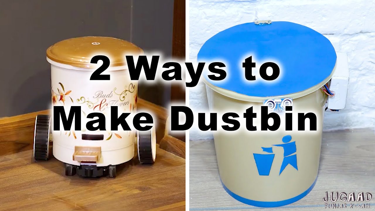 2 Ways to Make Dustbin - YouTube