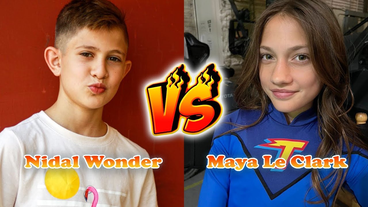 Nidal Wonder VS Maya Le Clark Transformation 👑 From Baby To 2024 - YouTube