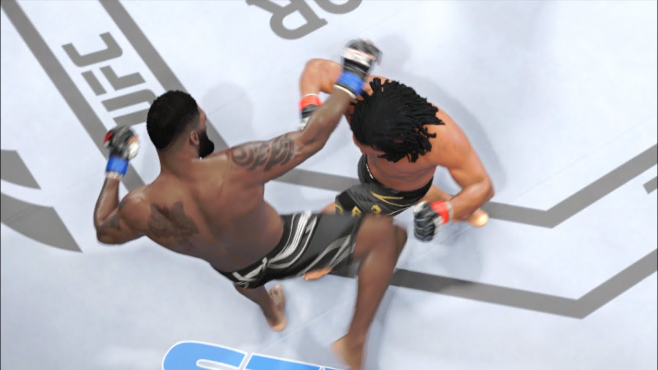 UFC 4 HIT HIM SO HARD THAT HE WAS ON THE WRONG SIDE - YouTube