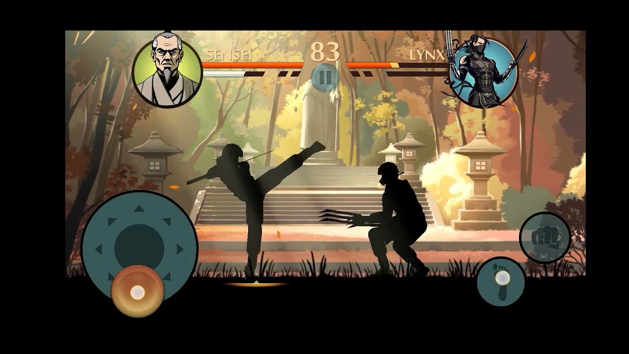 Shadow Fight 2 || Sensei Vs Lynx #gameplay - YouTube
