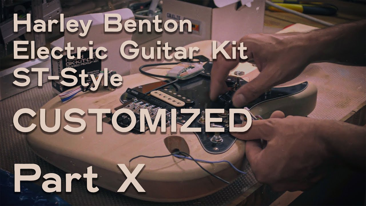 Harley Benton Guitar Kit ST-Style CUSTOMIZED, Part 10 - Roland GK-KIT ...