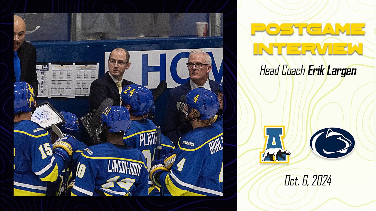 Hockey Postgame Interview | Penn State (Oct. 6, 2024) - YouTube
