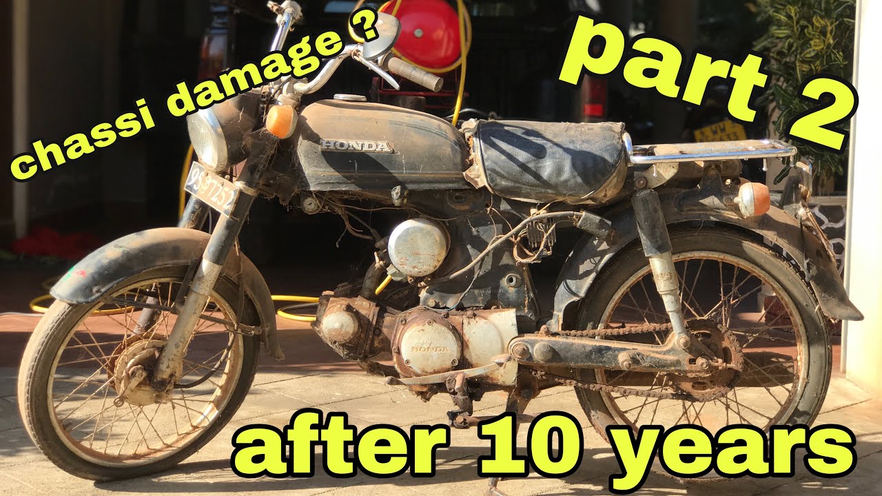 Old Honda CD 90 bike restoration part 02 - YouTube