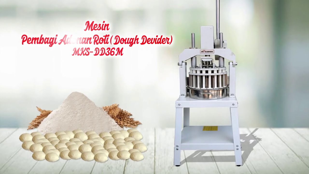 Mesin Pembagi Adonan Roti (Dough Devider) MKS-DD36M - YouTube