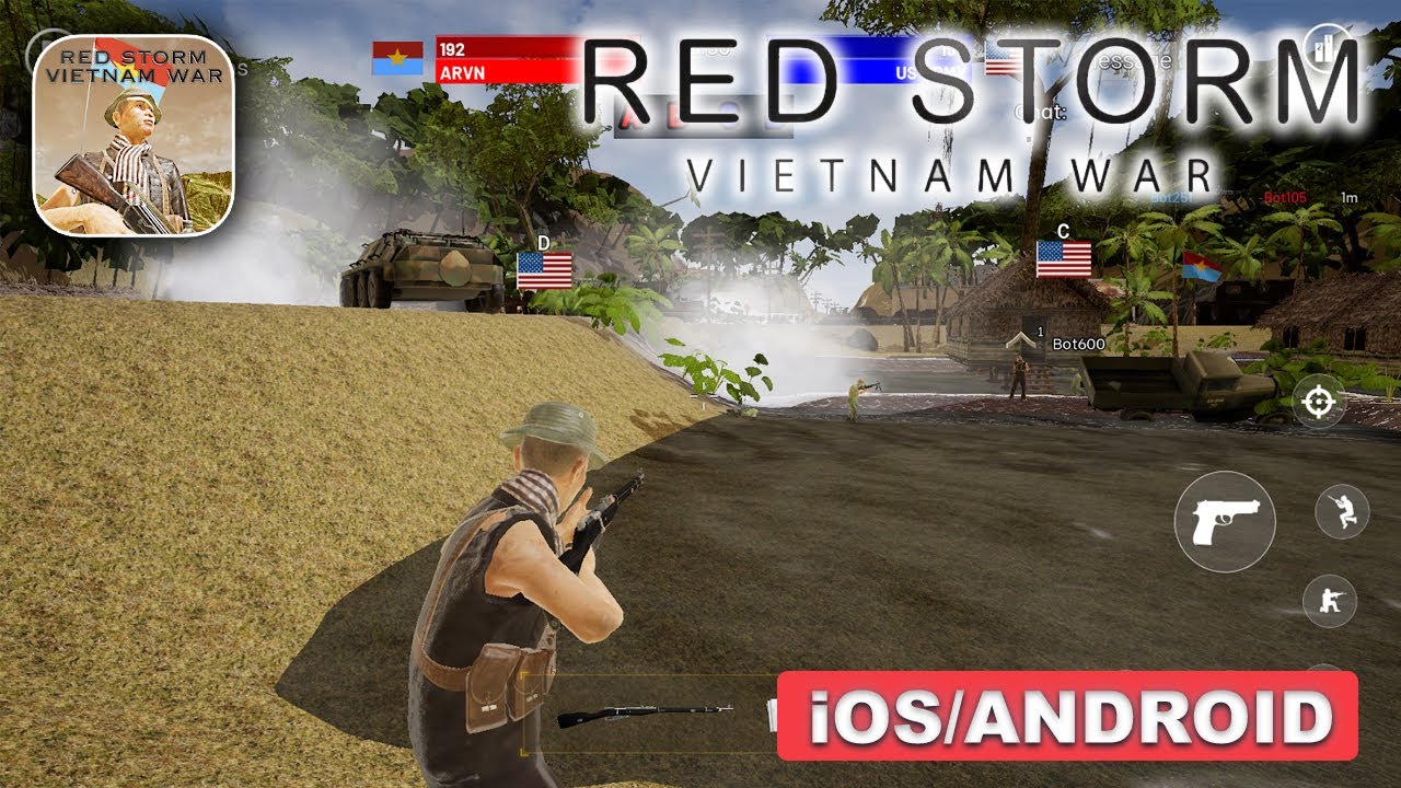 Red Storm : Vietnam War Gameplay Walkthrough (Android, iOS) - YouTube
