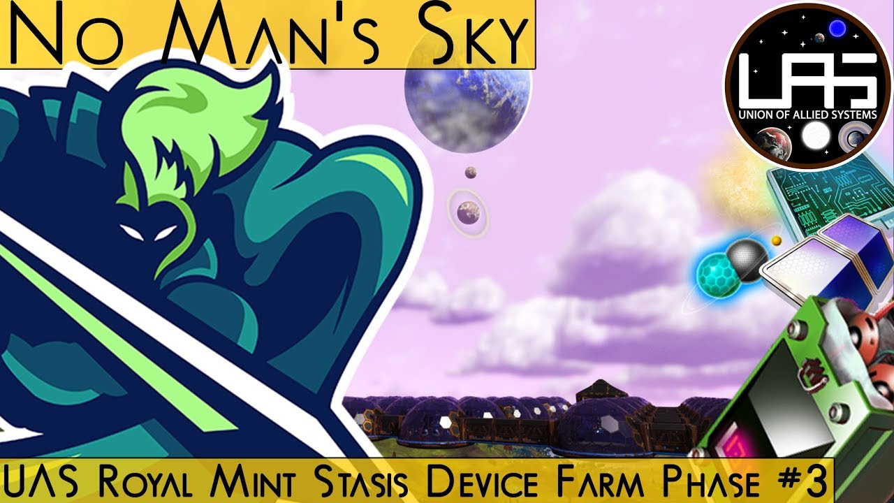 No Man's Sky | UAS Stasis Device Farm Project | NMS live Stream SWORD ...