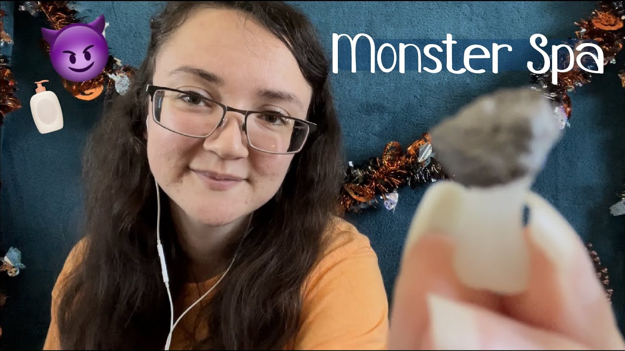 ASMR // Monster Spa 😈 🧴 | Personal Attention, Sand Sounds, Water Sounds ...