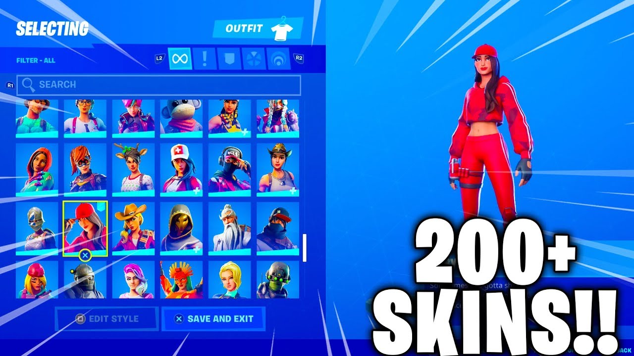 My 2020 Fortnite Locker (Over $1000) - YouTube