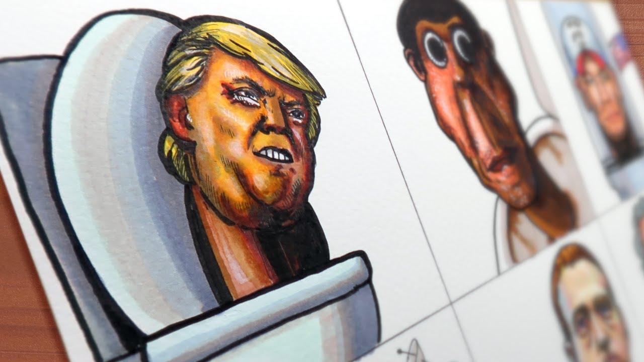 Drawing Skibidi Toilet America Famous 6 Characters- (Unofficial Version ...