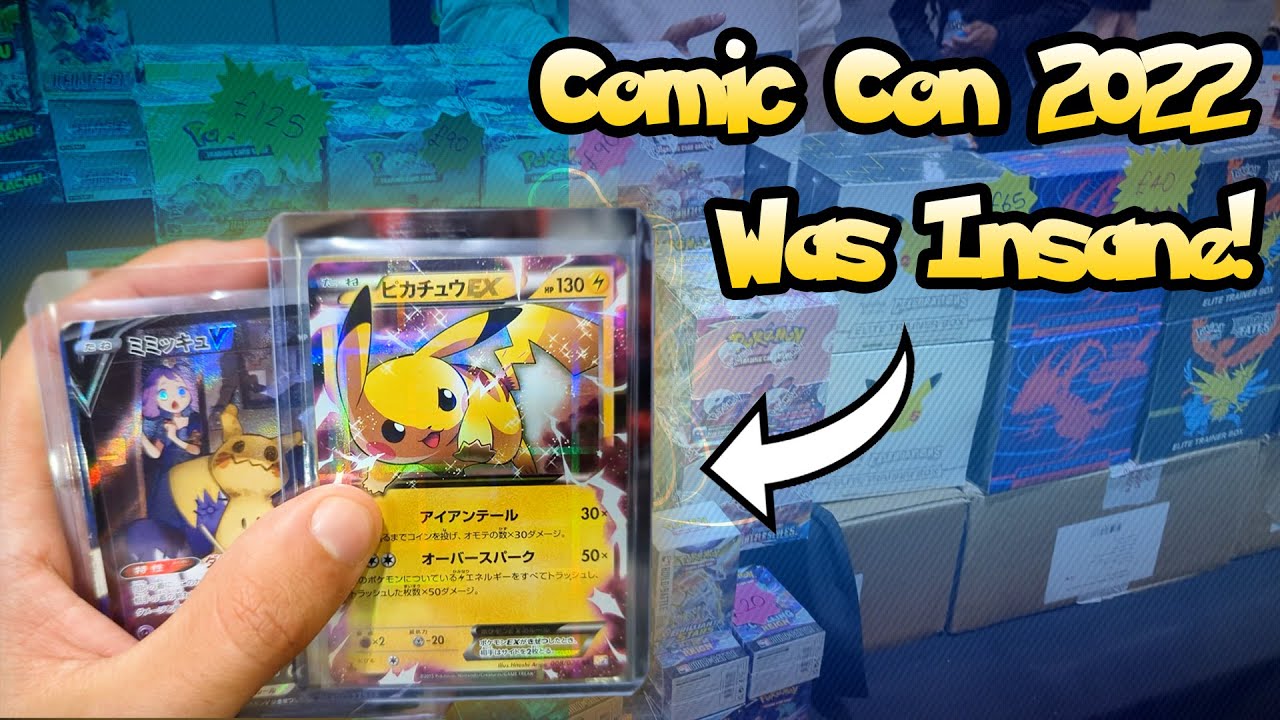 I Found Some Sick Pokemon Cards At MCM Comic Con 2022 - YouTube