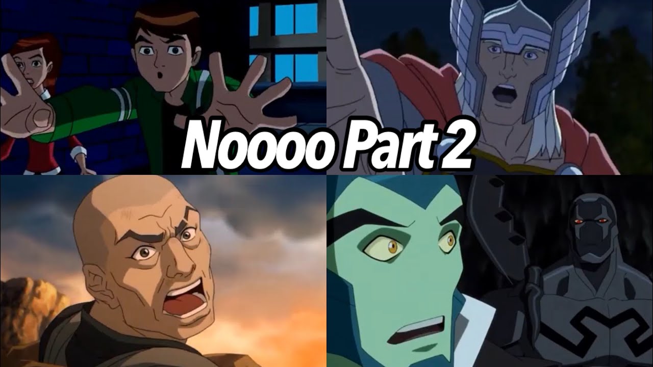 Cartoon Characters Saying Noooo Compilation Part 2 - YouTube