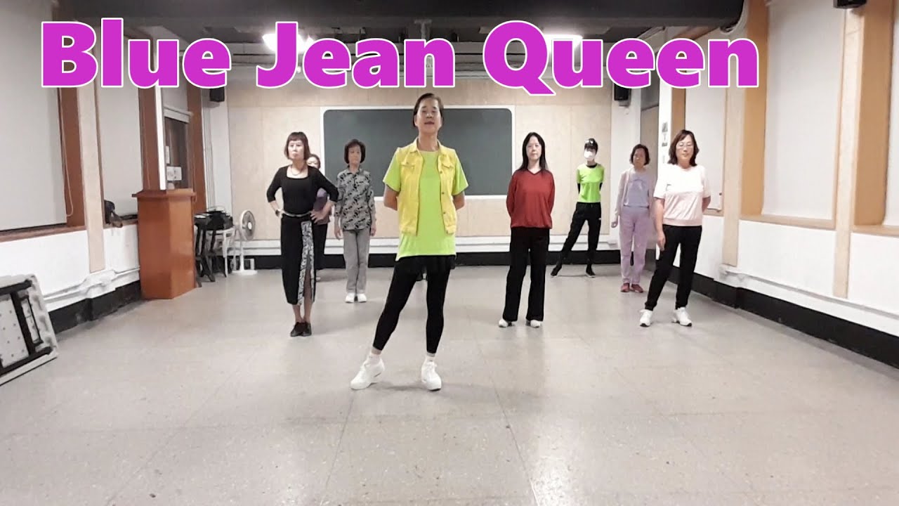 Blue Jean Queen - Line Dance (Improver) - YouTube