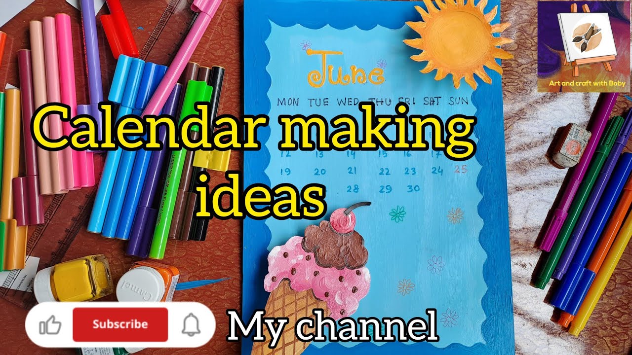 Calendar Making Ideas calendar Craft Ideas how To Make Calendar For Calendar Making Ideas calendar Craft Ideas how To Make Calendar For