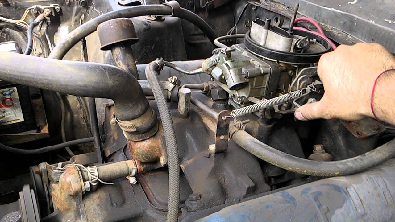 Motor Ford V8 292, Fairlane 69 - YouTube