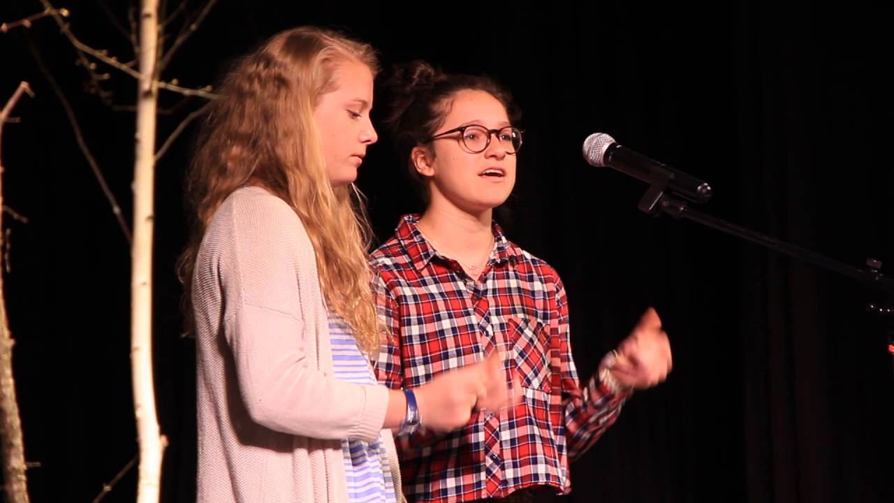 Lily Sullivan and Elsa Eckhardt Sing in Chapel - YouTube