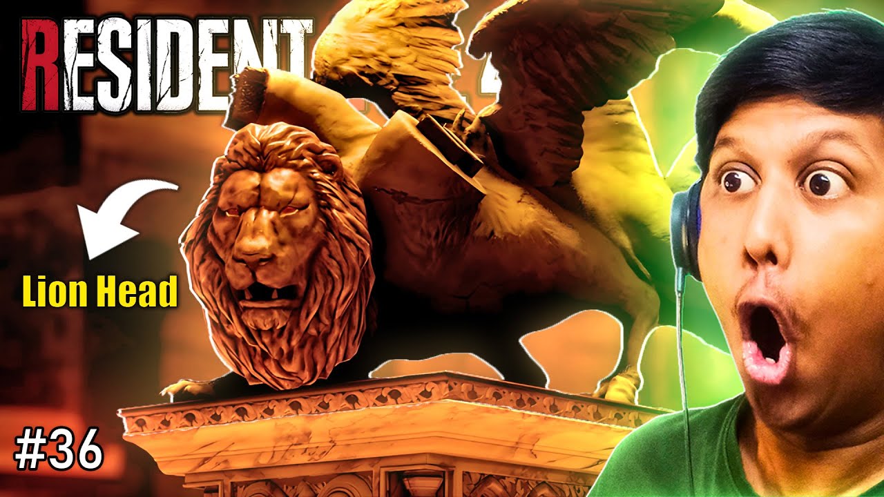 Lion Head Puzzle Survival Battle | RESIDENT EVIL 4 REMAKE GAMEPLAY #36 ...