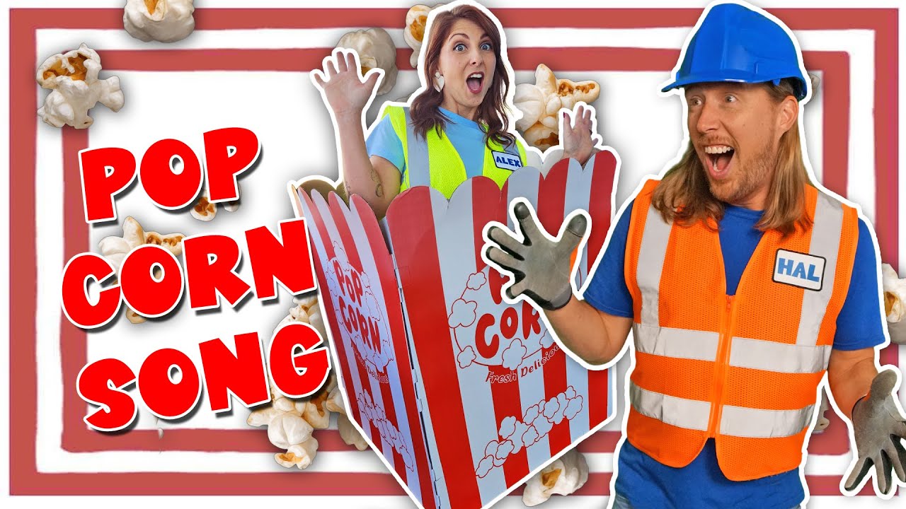 Pop Corn Song | Handyman Hal pops some Popcorn | Sing along and dance ...