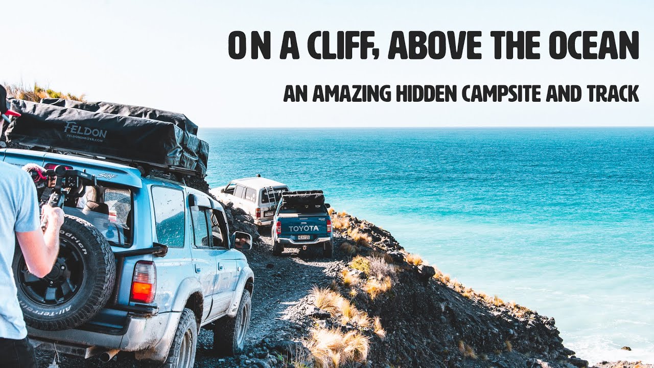On a cliff, high above the ocean - the best of the Wairarapa beaches ...