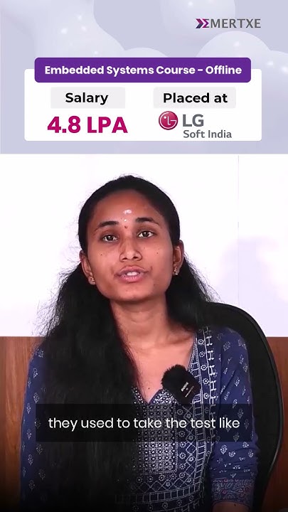 Best EMBEDDED SYSTEMS Training Institute | Pravallika & Priyanka placed at Lg Soft - YouTube