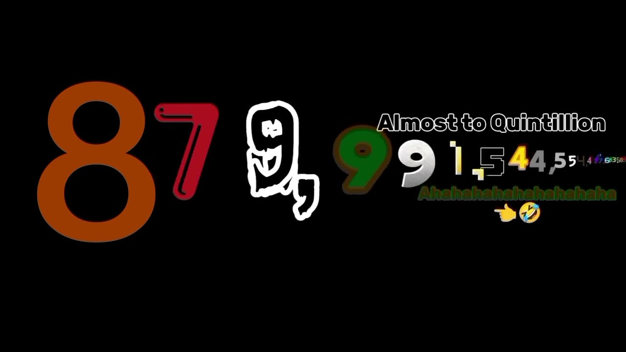 1 to 1 Sextillion - YouTube