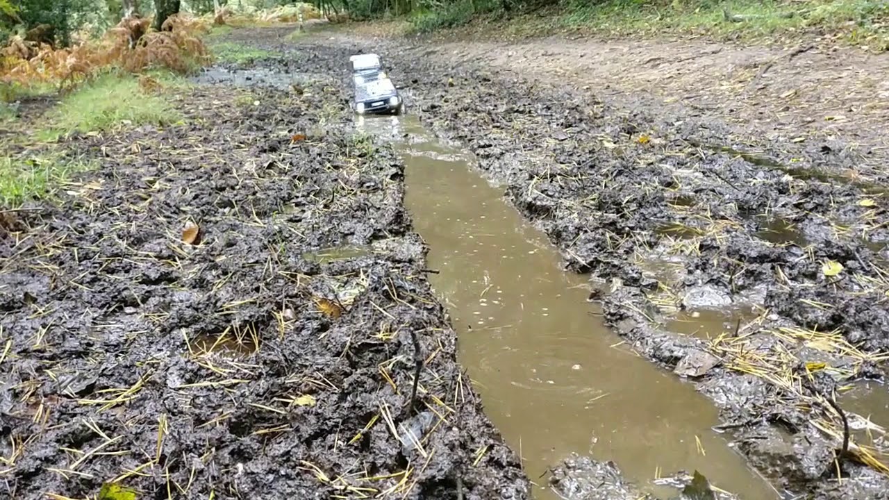 Team Raffee XJ Cherokee on an SCX10 II First Test Run - YouTube